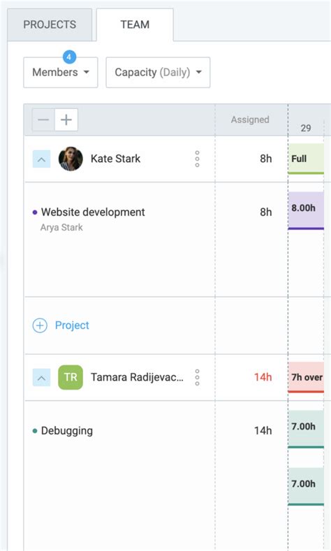 Schedule Team Assignments Clockify Help