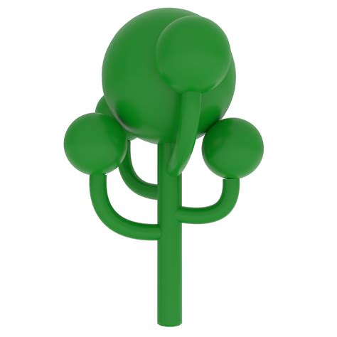 Cartoon Tree Isolated On Transparent 37802229 PNG