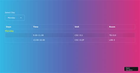 React Codesandbox