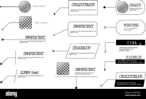 Callout Title Text Box Frame Infographic Callouts Pop Up Textbox
