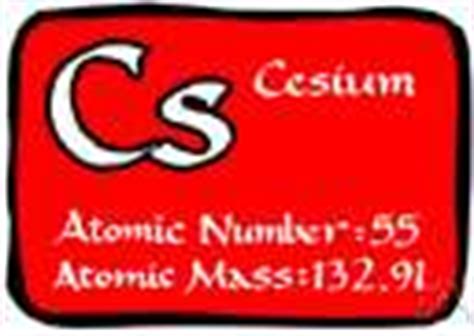 Cesium Definition Of Cesium By The Free Dictionary