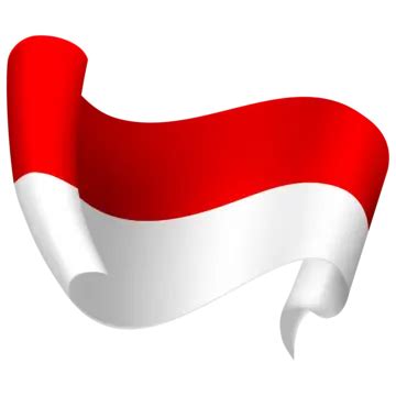 Vector De Bandera De Indonesia Ondeando Bandera Roja Y Blanca PNG