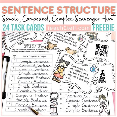 Simple Compound And Complex Sentences Activity A Fun Way To Master Sentence Structure