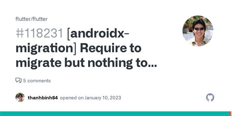 Androidx Migration Require To Migrate But Nothing To Migrate Issue