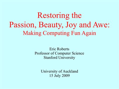 Ppt Stanford Computer Science