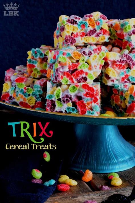 Trix Cereal Treats Lord Byrons Kitchen