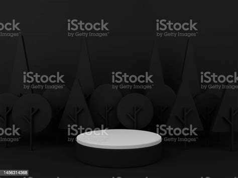 제품 디스플레이를 위한 검은 나무 배경이 있는 3d 미니멀리스트 연단 파스텔 색상과 빈 연단이 있는 자연 배경 3d 렌더링 3차원 형태에 대한 스톡 사진 및 기타 이미지