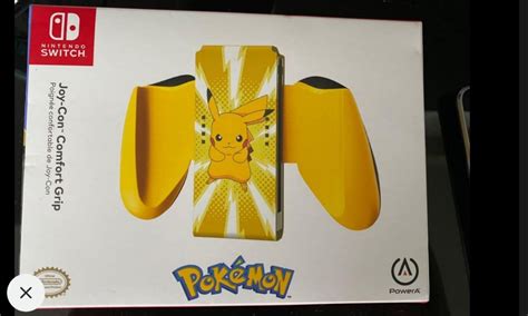 Nintendo Switch Joycon Pikachu Grip Controller Video Gaming Gaming