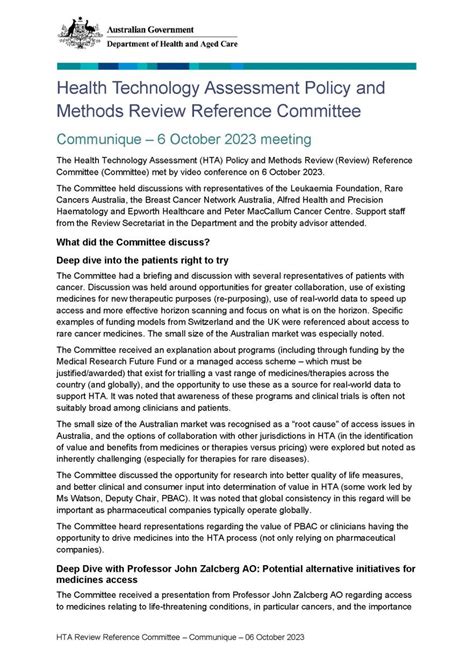 Health Technology Assessment Policy And Methods Review Reference