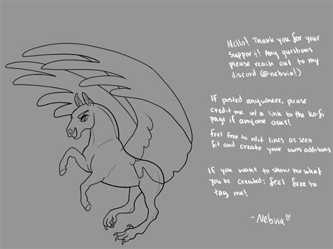 Hippogryph Reverse Hippogryph Base Nebvias Ko Fi Shop