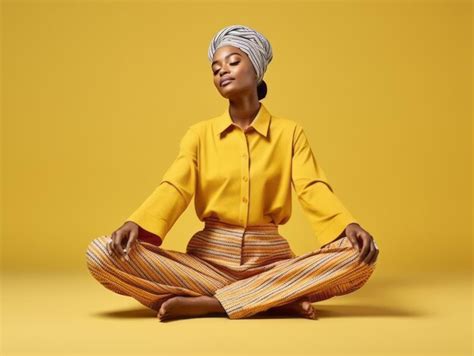 Premium Ai Image African Woman Emotional Dynamic Pose