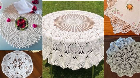 Beautiful And Fabulous Collection Of Lace Tablecloth Crochet Designs🌹🌹