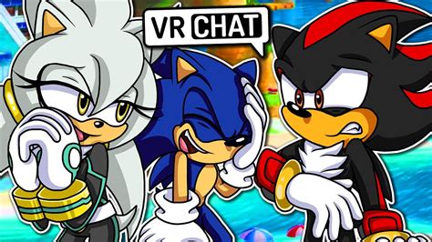 Sonic And Shadow Meet Silvia The Hedgehog Vr Chat Youtube