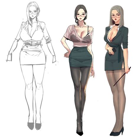 섹감을 보여줘 선아 초기 컨셉 웹툰 웹소설 만화 에펨코리아