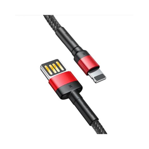 Baseus Usb To Lightning Cable Double Sided 2 4a 1m Calklf G91 Otc Lk