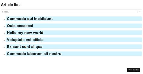 React Lesson Lesson6 Codesandbox