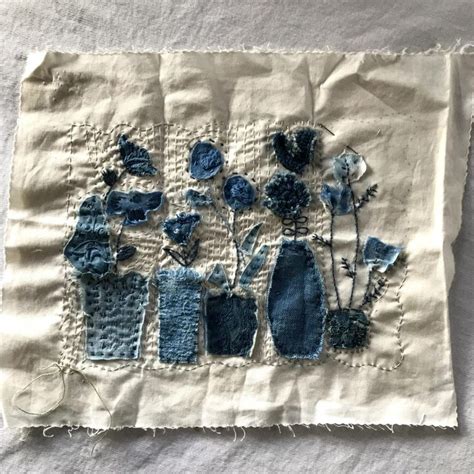Textile art embroidery, Fabric art, Embroidery stitches