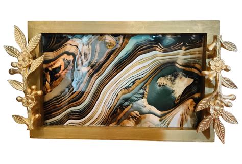 Length 10 Inch Rectangular Brass Serving Tray At Rs 6500piece In