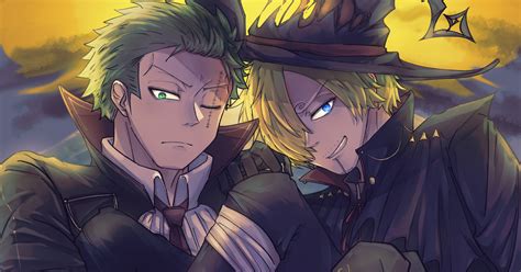 ゾロサン Zorosan Halloween ぎん太のイラスト Pixiv