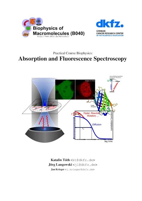 Pdf Absorption And Fluorescence Spectroscopy German · Pdf Fileabsorption And Fluorescence