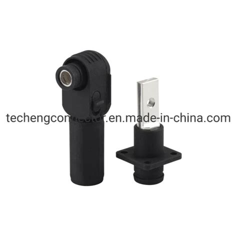 Ev Battery Energy Storage High Current Terminal Connector 100a 200a Plug And Socket Ev Battery