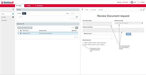 data not getting populated after initiation · issue 6 · bonitasoft