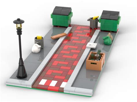 Lego Moc Modular Alley By Elliottjd Rebrickable Build With Lego