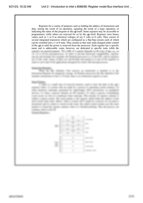 solution unit 2 introduction to intel s 8086 88 register model bus