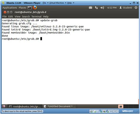 Ubuntu Lesson Hardening The Boot Loader Boot Grub Grub Cfg