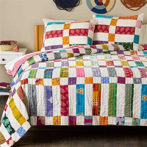Fair Trade Sustainable Bedding Handmade Quilts And Shams Serrv