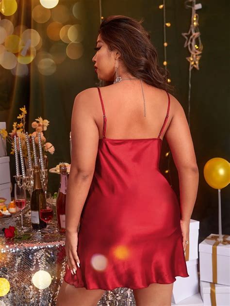 Nantex Large Size Backless Suspender Nightdress Womens Fashion Plus