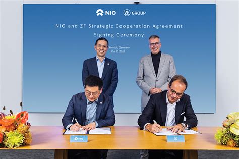 Zf And Nio Sign Strategic Cooperation Agreement Aaa Magazine