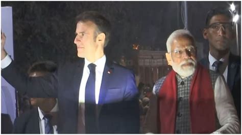 Pm Narendra Modi Jaipur Visit Live Emmanuel Macron To Be The Chief