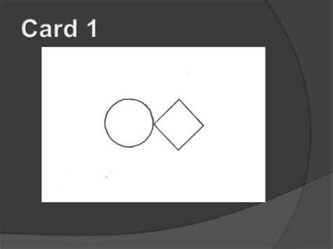 Visual Perception Activities Test Card Bender Psychology Letters Education Test Test