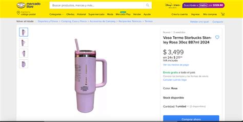 Venden En Mercado Libre El Vaso Rosa Stanley Starbucks En 27 Mil Pesos