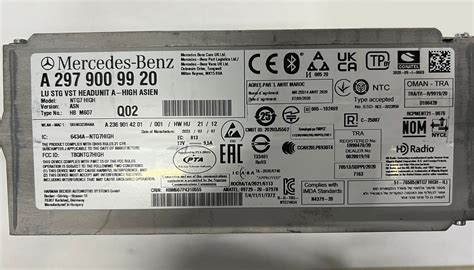 Genuine NTG7 High Headunit A2979009920 ASN MB Coding Flashing