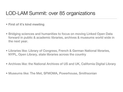 Linked Open Data In Libraries Archives And Museums Ppt