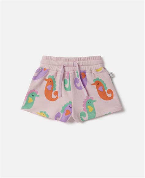 Women 핑크 씨호스 프린트 쇼츠 Stella Mccartney Kr