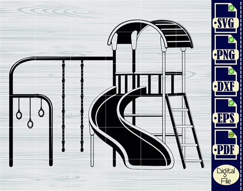 Playground Svg Bundle Playground Svg Playground Clipart Etsy
