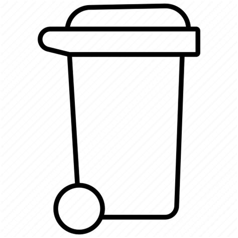 Bin Trash Garbage Rubbish Icon Download On Iconfinder