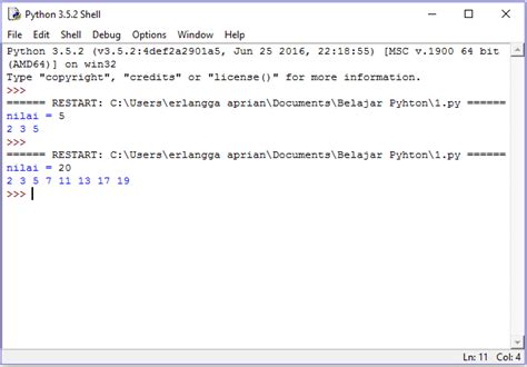 Progam Input Bilangan Prima Di Python