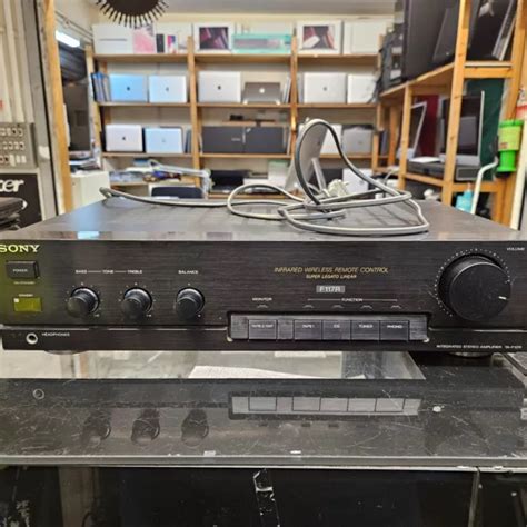 Sony Integrated Stereo Amplifier Ta F R Vintage Picclick Uk