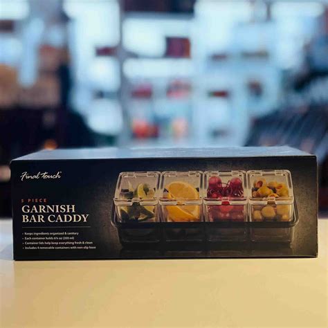 Final Touch Garnish Bar Caddy The Pourium