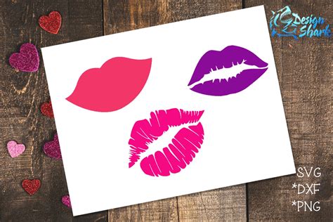 Lips SVG DXF PNG Etsy
