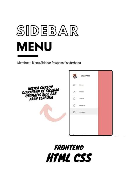 SOLUTION Sidebar Menu Website Frontend In Html And Css With Source Code Studypool