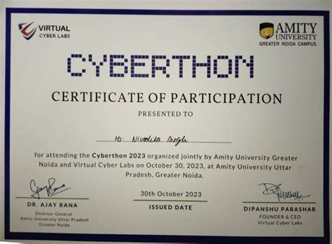nivedita singh on linkedin cybersecurity cyberthon