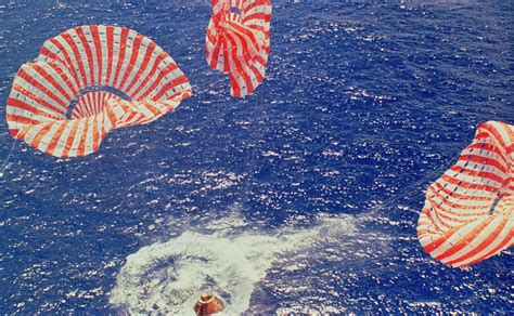 Apollo 15 Spacecraft After Splashdown In Pacific Photograph By Nasa