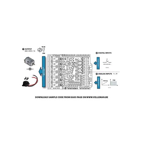 Shield Kit 6 In Digital 6 In Analogue 6 Relay Outputs For Arduino