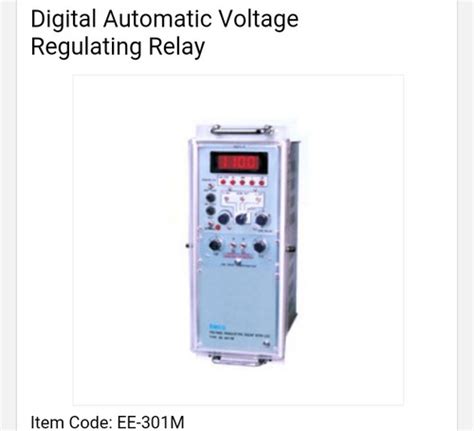 Digital Automatic Voltage Regulating Relay At Best Price In Vasai Emco Electronics