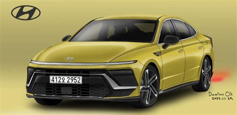 2023 현대 쏘나타 N 라인 페이스리프트 예상도 스파이샷